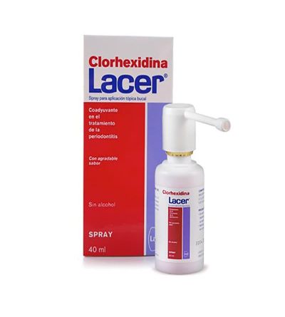 Clorhexidina LACER spray frasco de 40 mL. | Farmacia Avante
