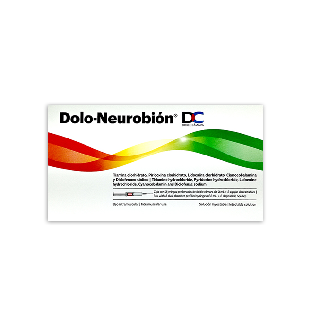 Dolo Neurobion DC 3 Pack ampollas inyectables. | Farmacia Avante