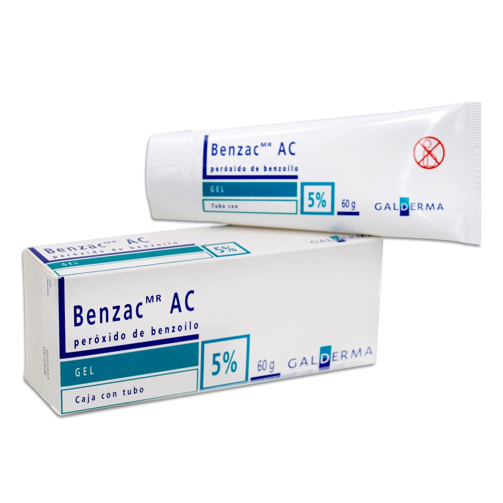 Benzac AC GEL 5% 60 gramos tubo | Farmacia Avante
