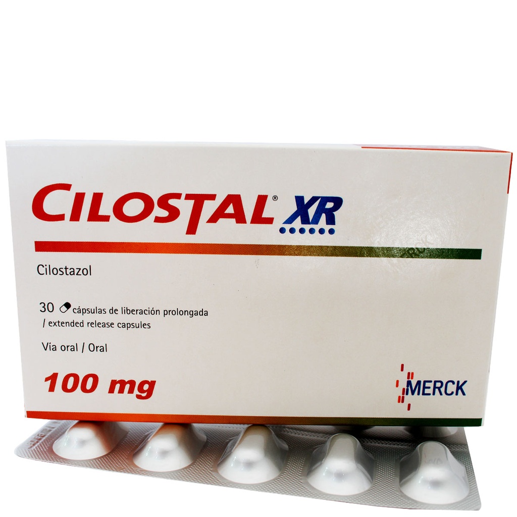 Cilostal XR 100 mg 30 capsulas de liberación prolongada. | Farmacia Avante