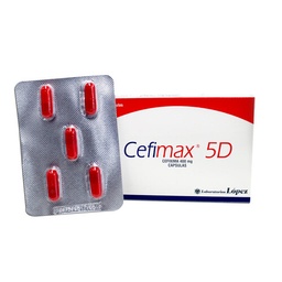 Cefimax CAPSULAS 400 MG CAJA X 5 lab lopez | Farmacia Avante