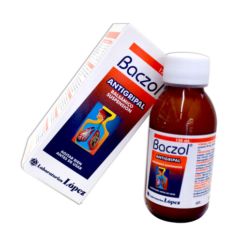 Baczol balsamico antigripal suspension frasco x 120 ml. | Farmacia Avante