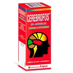 Cerebrofos NF-capsulas caja x 30. | Farmacia Avante