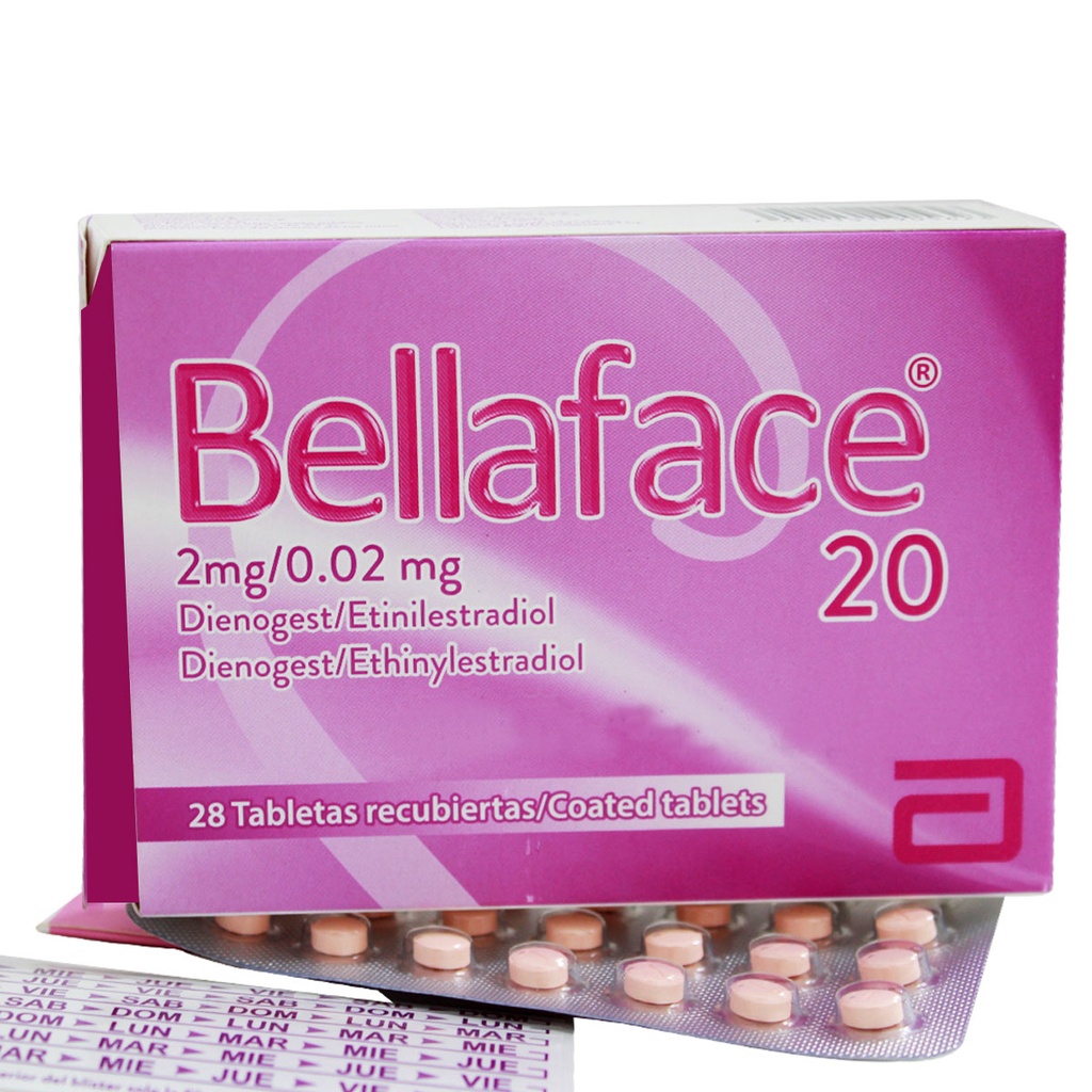 Bellaface 20 MG RECUB X 28 TAB | Farmacia Avante
