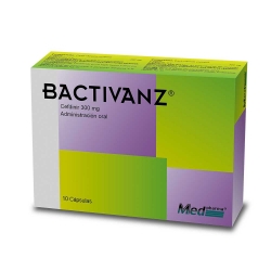 Bactivanz 300mg caja x 10 capsulas. | Farmacia Avante