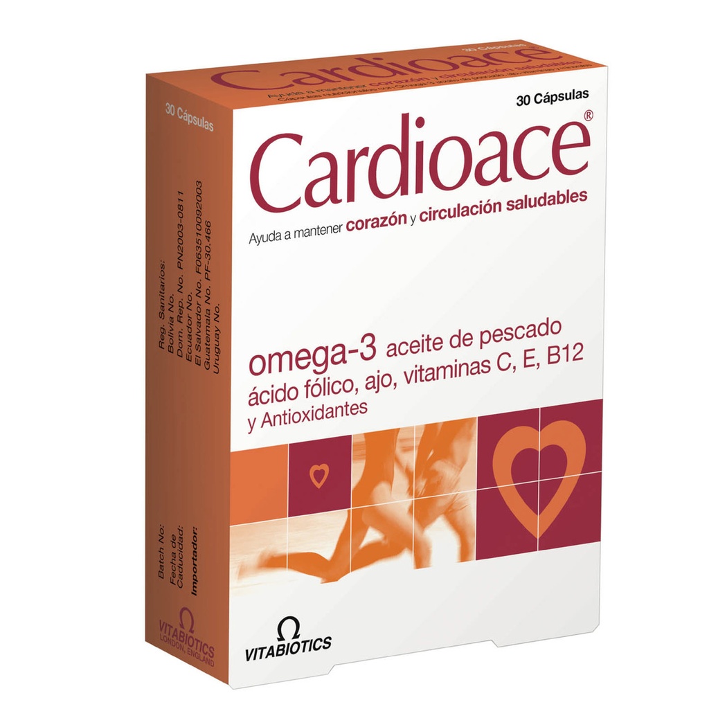 Cardioace Caja x 30 Caps. | Farmacia Avante